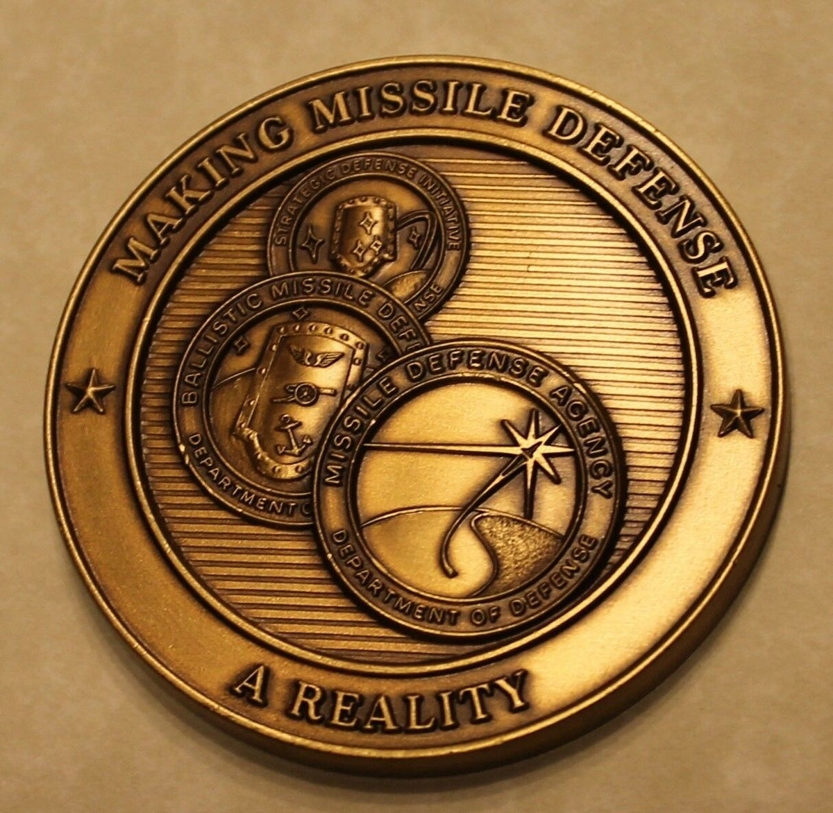 Missile Defense Program 2004 Department of Defense DoD Challenge Coin ...