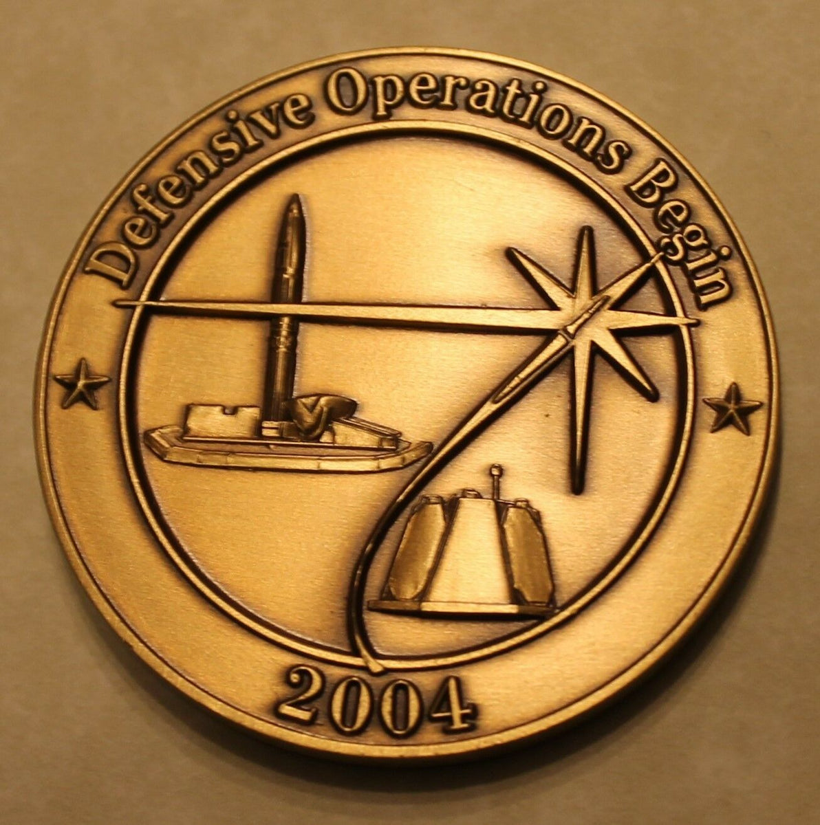 Missile Defense Program 2004 Department of Defense DoD Challenge Coin ...