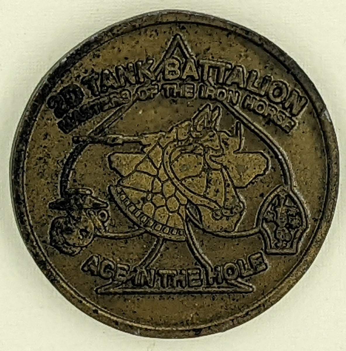 2nd Tank Battalion Ace In The Hole Marine Challenge Coin – Rolyat ...