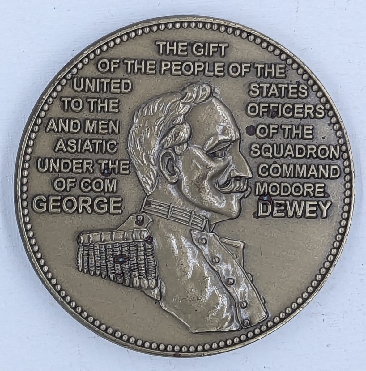 USS Dewey DDG 105 Commanders Navy Challenge Coin – Rolyat Military ...