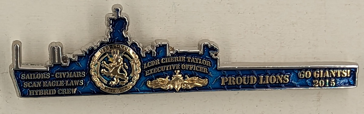 USS Ponce LCDR Cherie Taylor Executive Officer 2015 Navy Challenge Coi ...