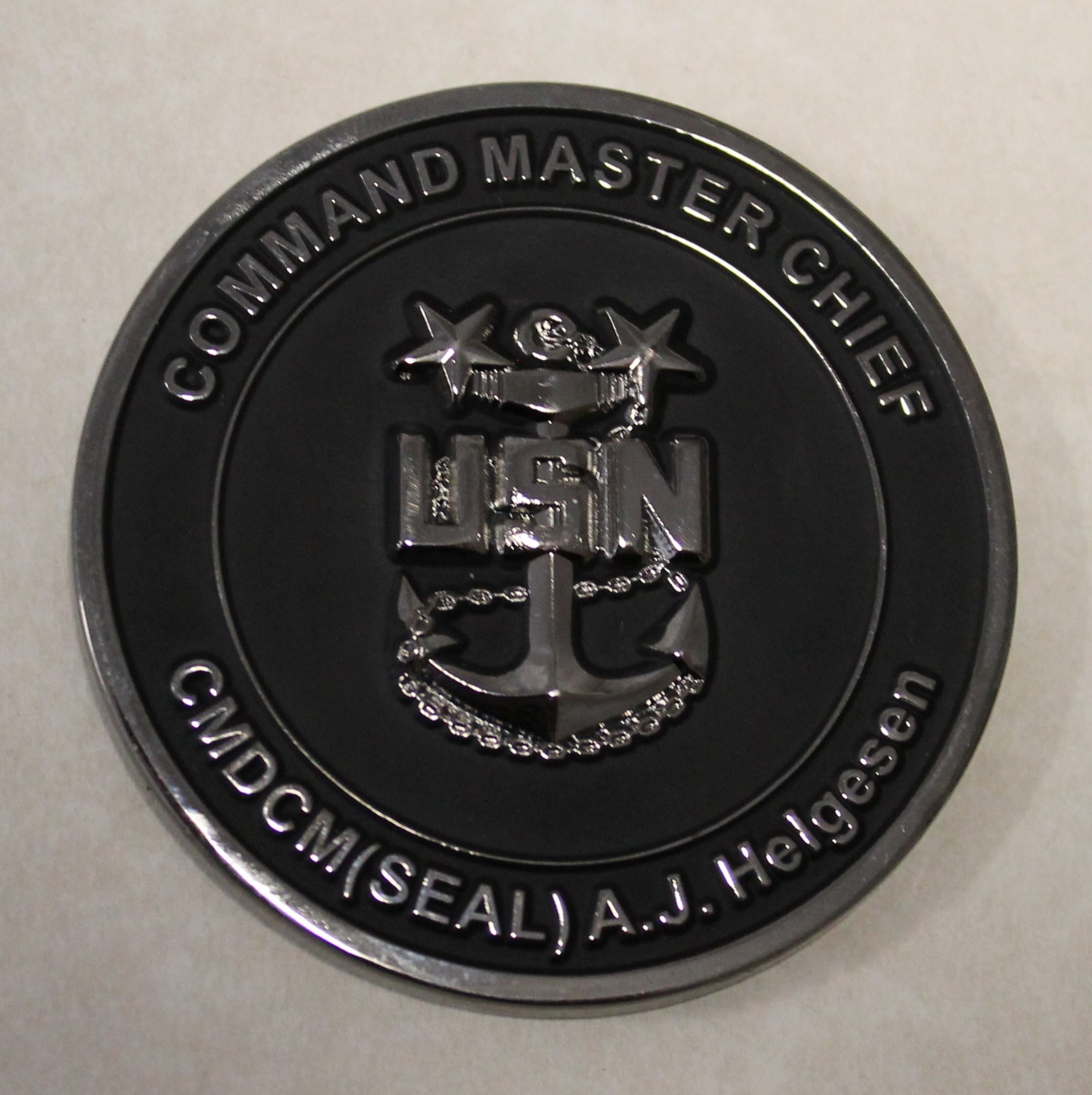 SEAL / Sub Delivery Vehicle Team One / SDVT-1 Command Master Chief Nav ...